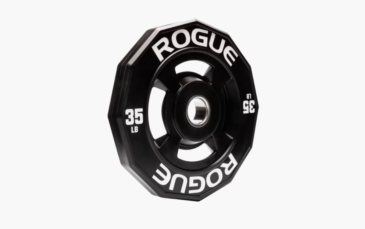 Rogue 12-Sided Urethane Grip Plate - Discos de uretano para gimnasio ...