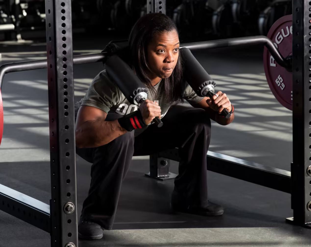 SB-1 - Rogue Safety Squat Bar (Cerakote - Black) - Barra de sentadilla ...