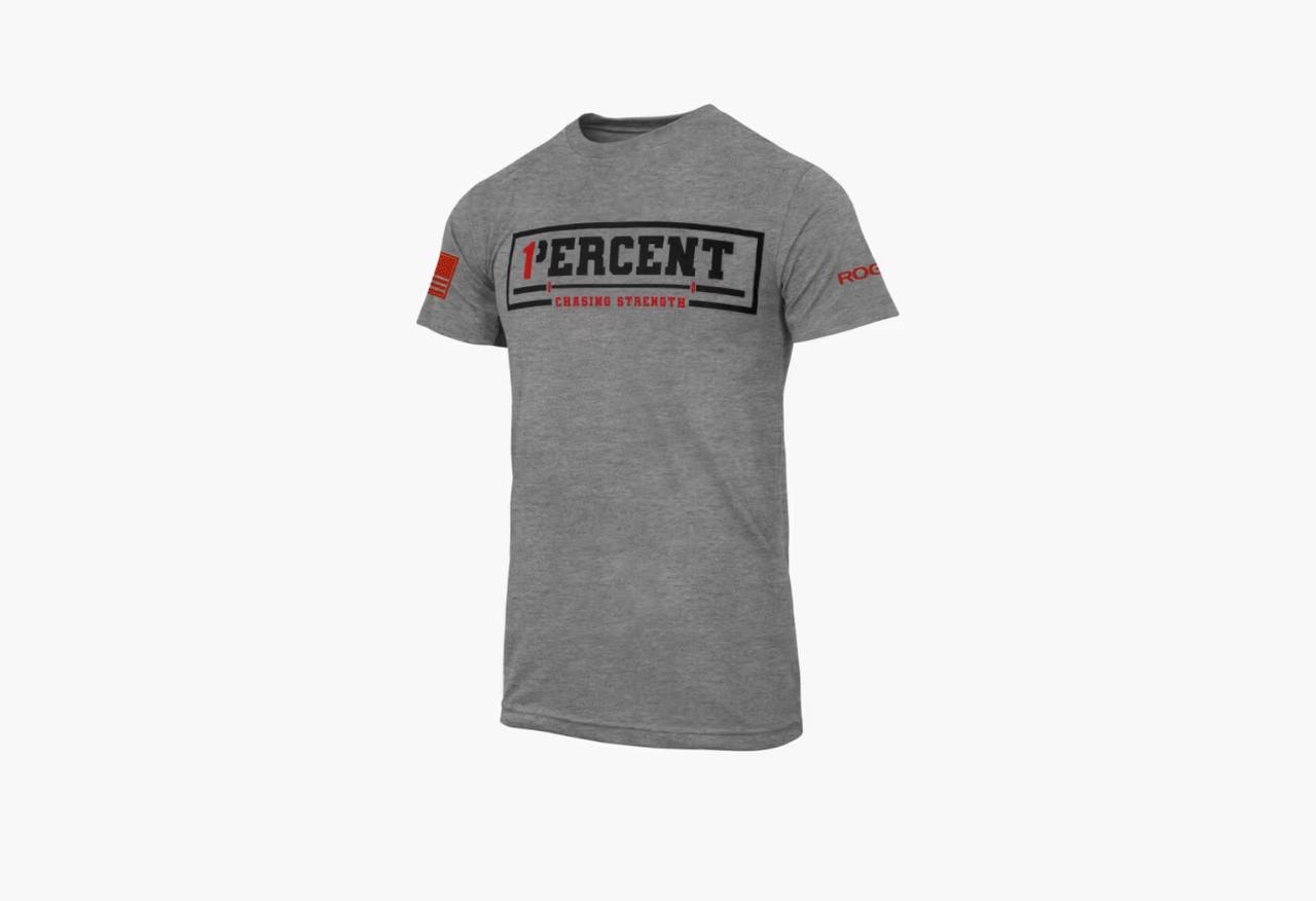 Rogue Ryan Davis 1 Percent T-Shirt - Playera de hombre – Iron Equipment ...