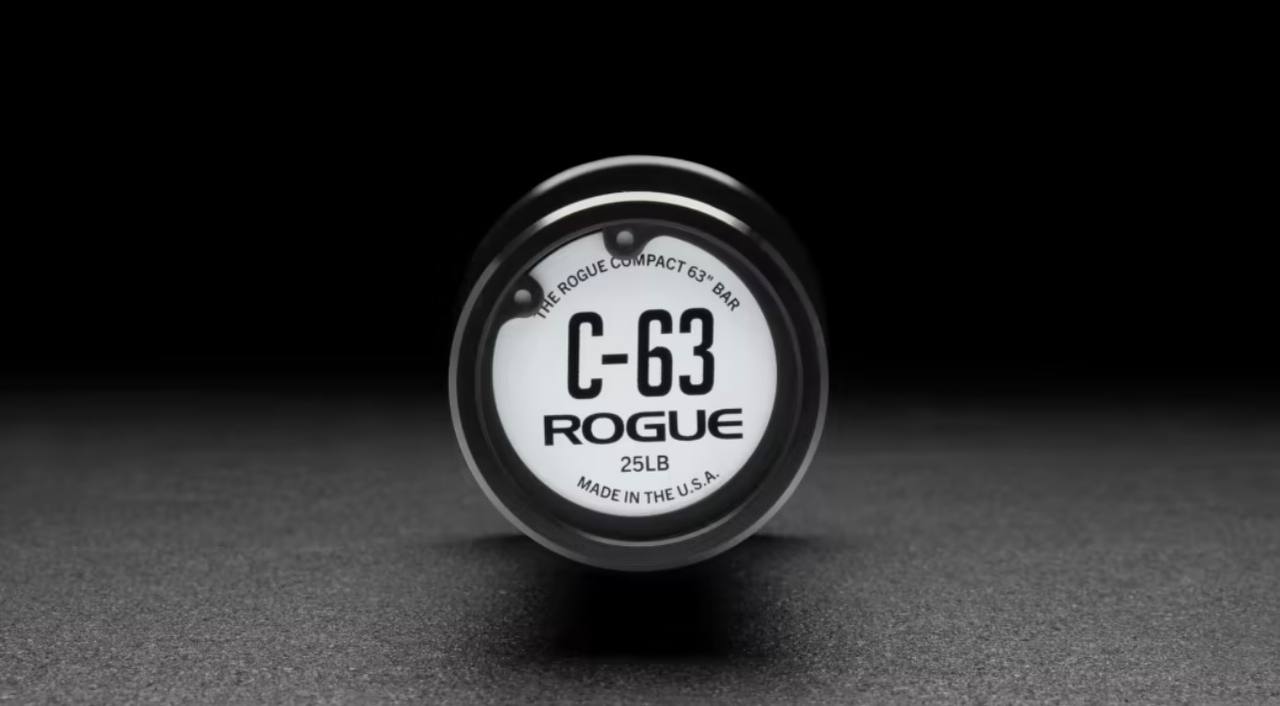 Rogue C-63 Stainless - Barra olímpica corta – Iron Equipment - Equipo ...