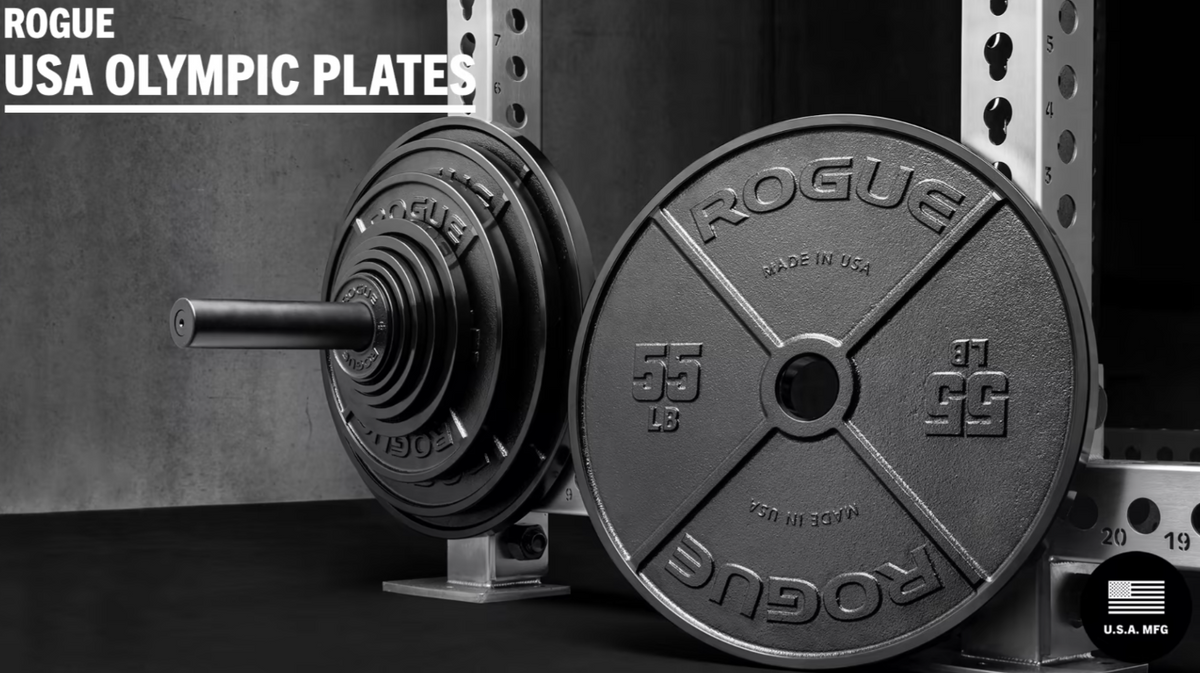 Rogue USA Olympic Plates - Discos olímpicos metálicos – Iron Equipment ...